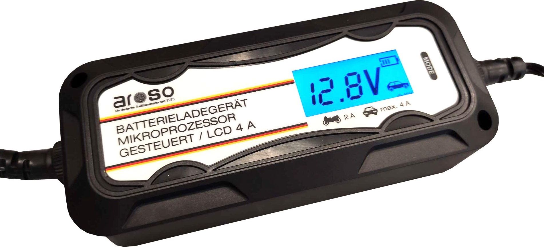 Nabíječka autobaterií Aroso řízená mikroprocesorem Pb/gel 6V/2A 12V/2A ...